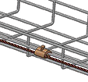 Griffe de terre alu pour câble de 35 mm²