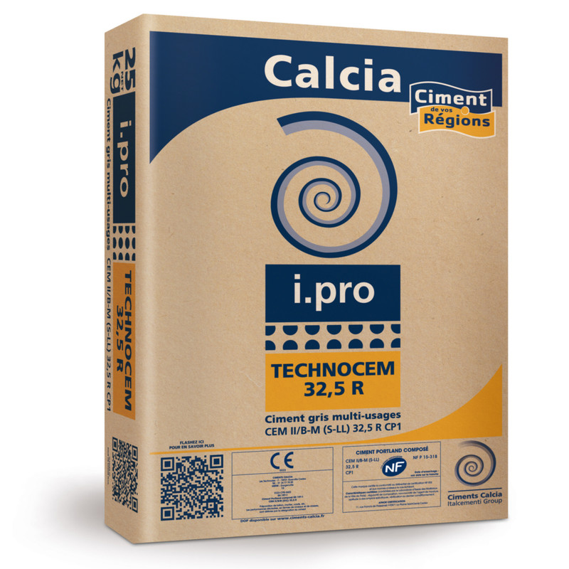 Ciment i.pro Technocem CEM II/B-M (S-LL) 32,5 R CE CP1 NF - Gargenville ...